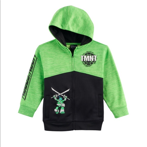 Nickelodeon | Jackets & Coats | Tmnt Colorblock Zip Hoodie | Poshmark